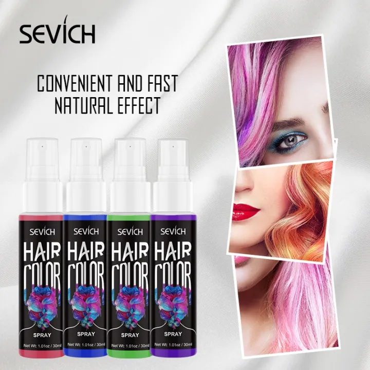 Sevich 8 Color Unisex Hair Color Spray Instant Hair Color Hair Styling ...