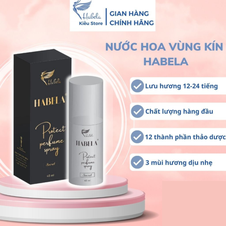 Nước Hoa Vùng Kín HaBeLa Dạng Xịt 40ml Màu Đen Quyến Rũ, Sang Trọng ...