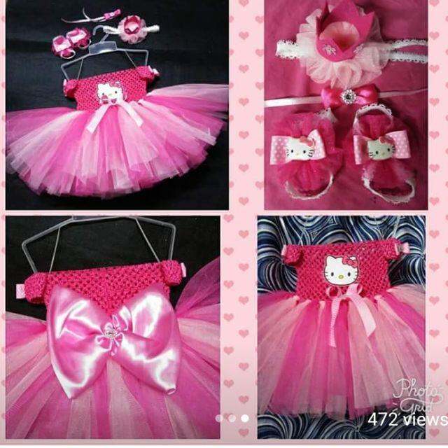 Off shoulder hello kitty tutu dress inspire set | Lazada PH