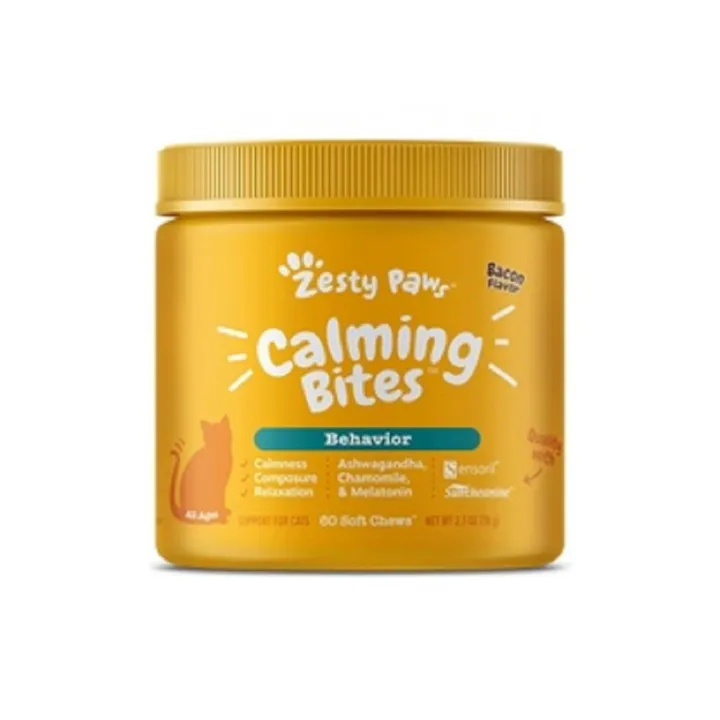 Zesty Paw Cat Calming Bites Bacon 60ct | Lazada PH