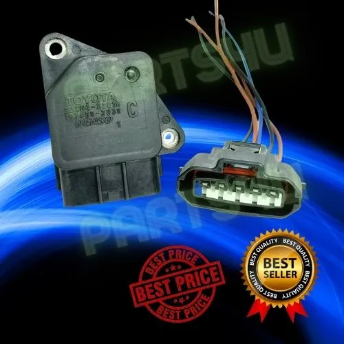 TOYOTA ALTIS VIOS RAV4 HILUX KUN25 INNOVA CAMRY HARRIER ESTIMA ACR30 WISH MASS AIR FLOW SENSOR ...