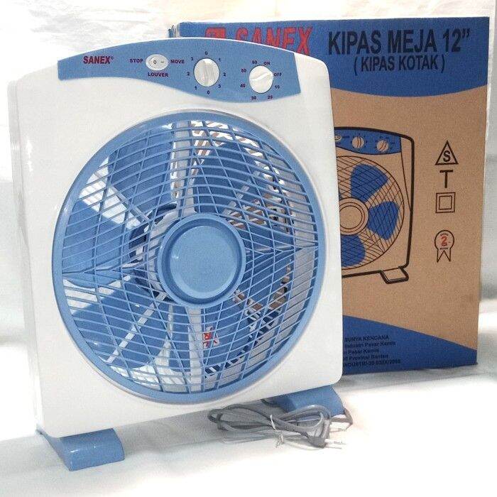 BOX FAN SANEX Kipas Angin Kotak / Box Fan / Kipas Duduk SANEX 12 inch ...