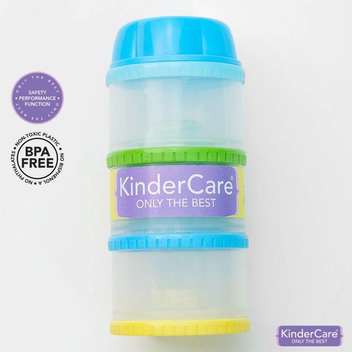KinderCare 3-layer Milk Powder Container (Translucent) | Portable ...
