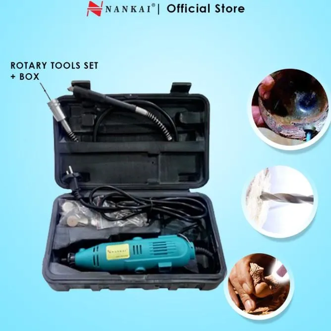 Gerinda Bor Mini / Rotary Tool Set Nankai | Lazada Indonesia