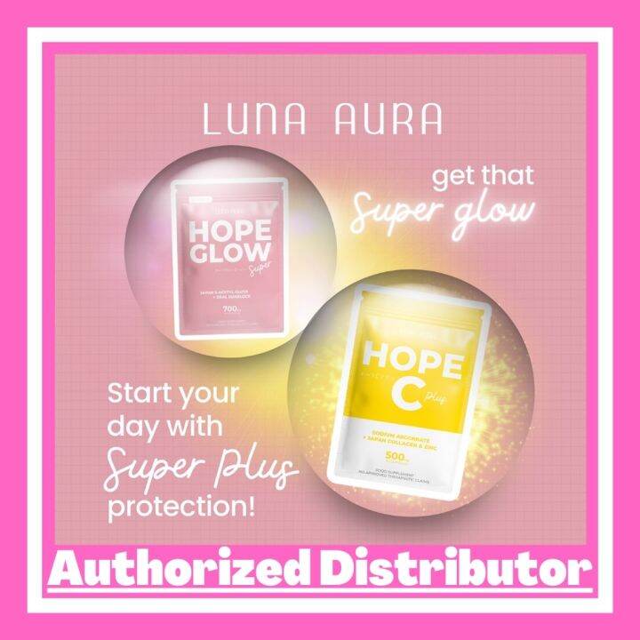 Luna Aura Hope C Hope Glow Super Mini Biggie with Oral Sunblock | Lazada PH