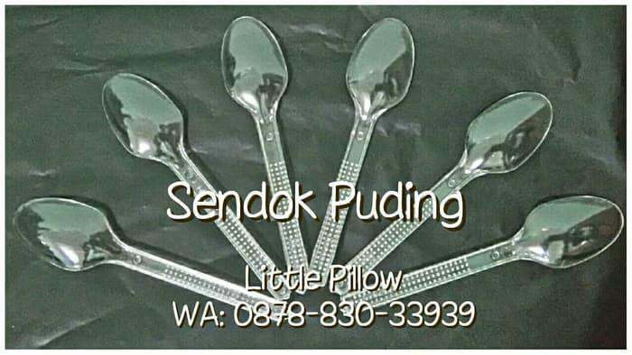 (Isi 50pcs) Sendok Puding/Sendok Plastik Kecil/Sendok Rujak/Sendok Teh ...