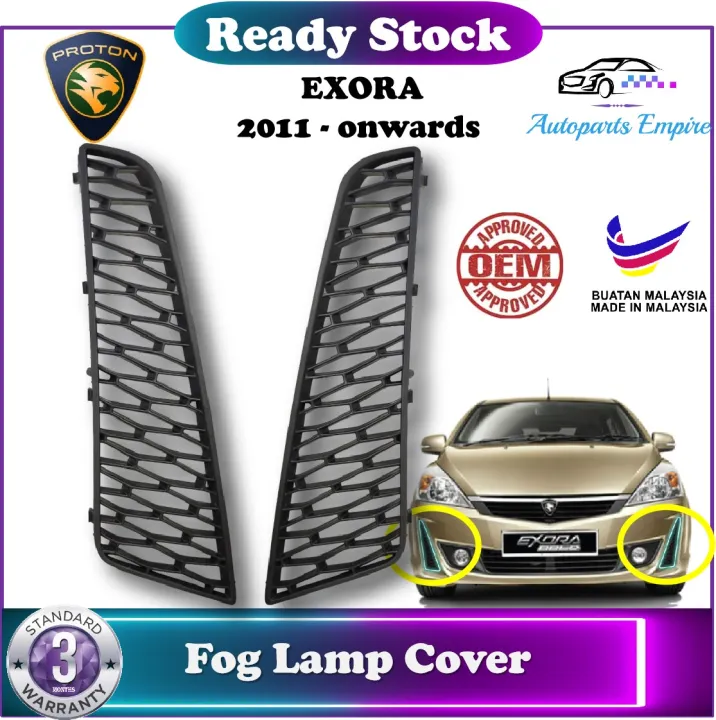 Proton Exora 】 Front Bumper Side Grille / Fog Lamp Cover / Sport Light ...