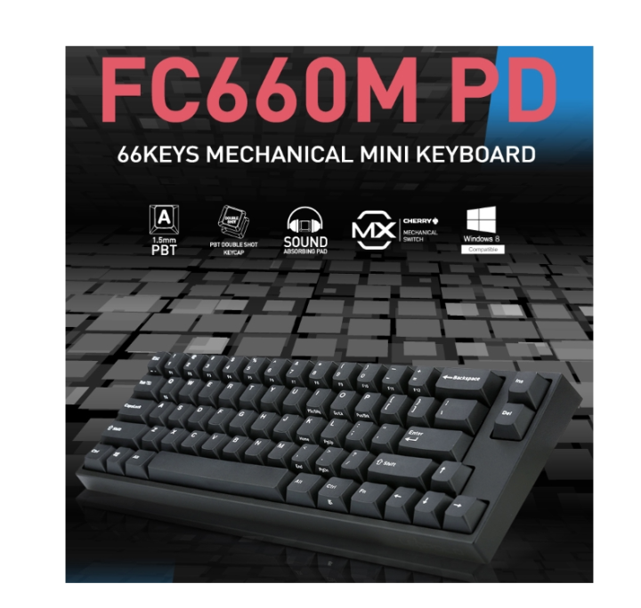 # LEOPOLD FC660M PD BLACK 65% Double Shot PBT Mechanical Keyboard # 3 ...