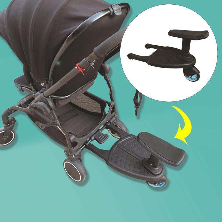 Universal Child Kids Standing Plate With Seat Stroller Attachments Ride ...