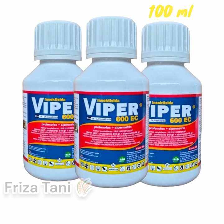 Insektisida VIPER 600 EC 100ml PIPER Bahan Aktif Profenofos 540 g/l ...