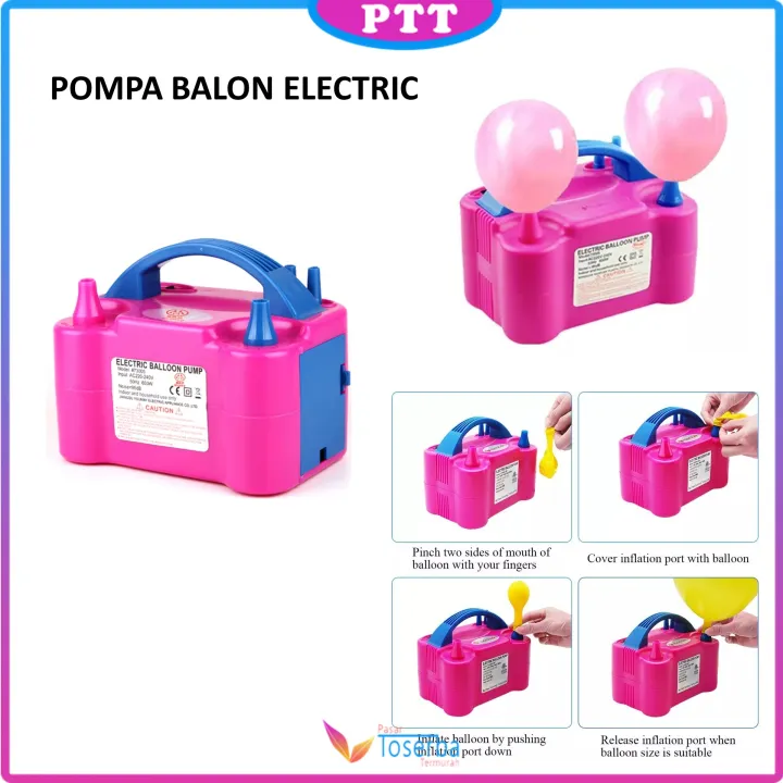 PTT Pompa Balon Elektrik Listrik 2 Lubang Electric Balloon Pump Pompa ...