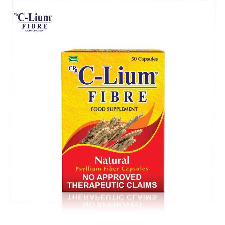 C-LIUM Fibre Psyllium Fiber Food Supplement 50 Capsules | Lazada PH