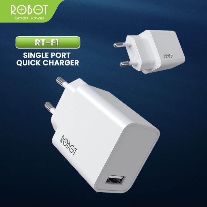 ROBOT RT-F1 Single Port Quick Charger RTF1 Fast Charging Original ...