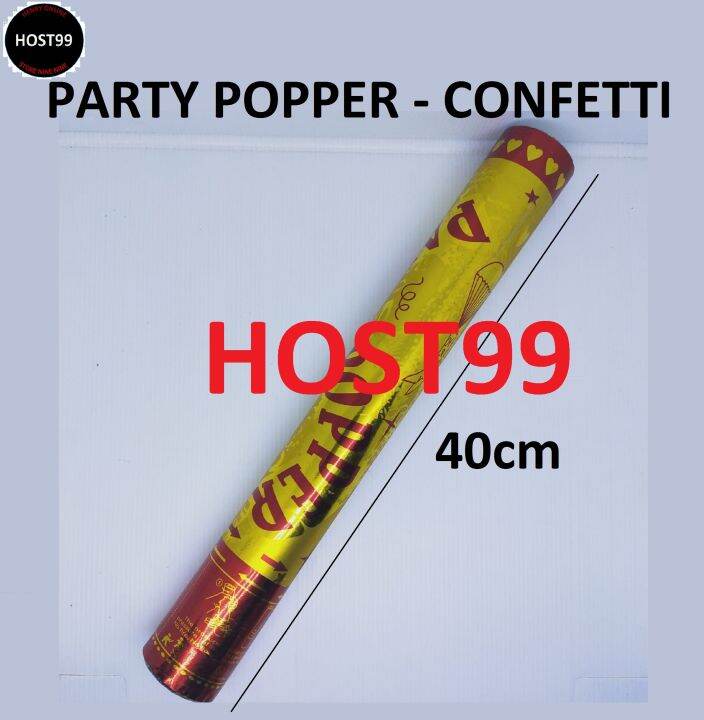 PARTY POPPER ULTAH ULANG TAHUN CONFETTI POPER PESTA PERAYAAN 40CM ...