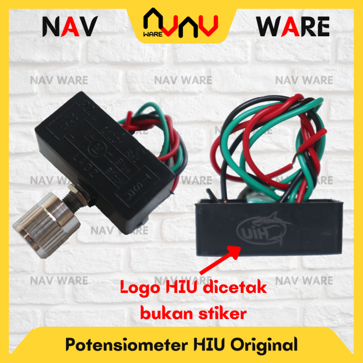 Potensio HIU Original Pengatur Kecepatan Pompa DC 12V / Switch Speed ...