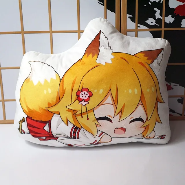 Anime The Helpful Fox Senko San Plush Toys Sewayaki Kitsune No Senkosan ...