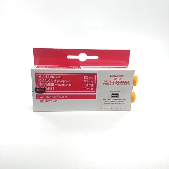 Glutaphos tab 20+2 Promo Pack | Lazada PH