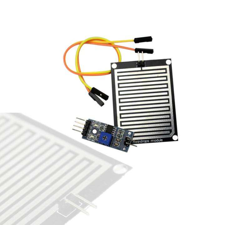 3.3-5V Water Raindrops Detection Module Rain Weather Humidity Sensor ...