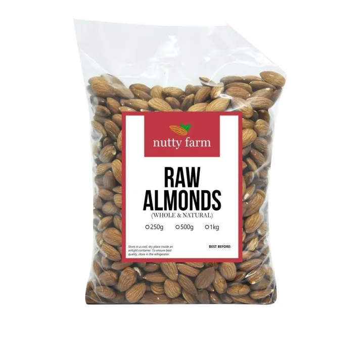 Raw Almonds (500g - 1kg) by Nutty Farm | Lazada PH