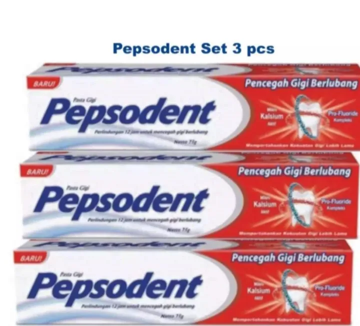 Pepsodent Toothpaste White 75 Gr - Set 3 pcs | Lazada Indonesia