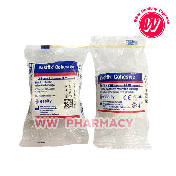 Easifix Cohesive Bandage อีซิฟิกซ์ เทปผ้าพันแผลยืดหยุ่นชนิดยึดติดในตัว ...