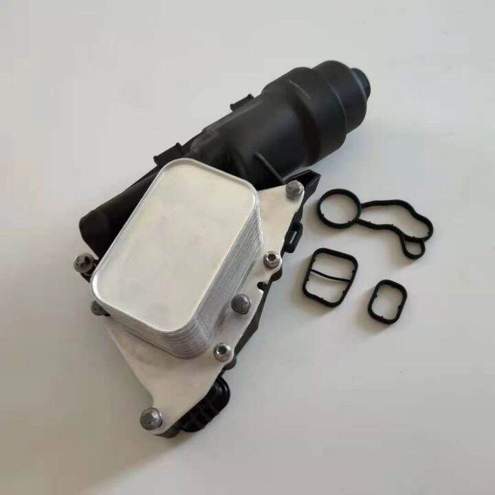 11428585235ชิ้นส่วนออยคูลเลอร์โลหะและพลาสติกสำหรับ BMW 2ชุด F45 F46 F48 ...