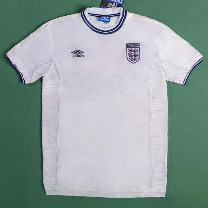 2000 European Cup England national team jersey retro football uniform ...