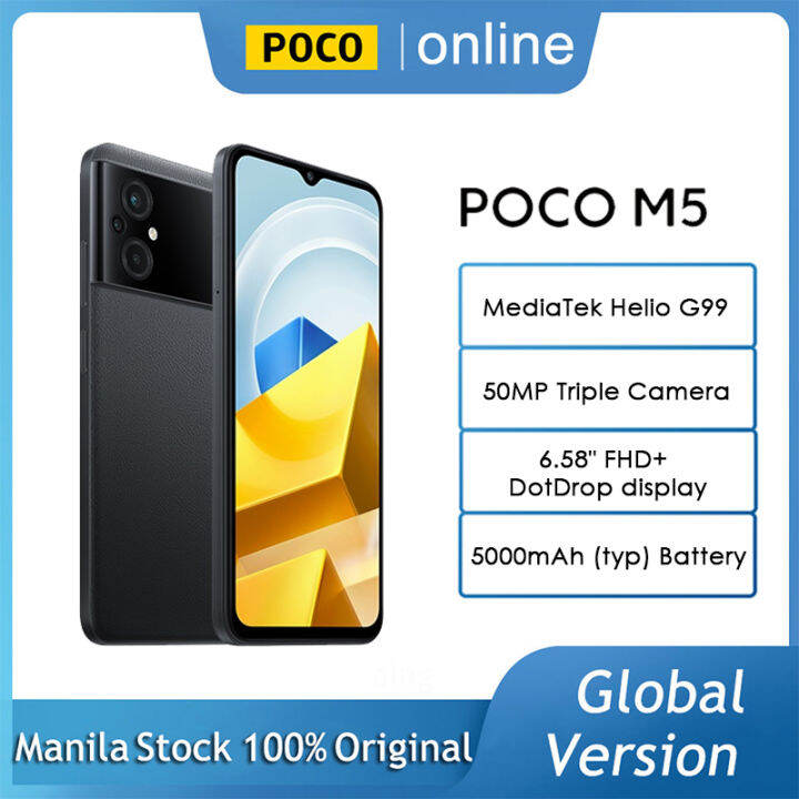 Xiaomi POCO M5 4+64G/6+128G MediaTek Helio G99 50MP Triple Camera ...
