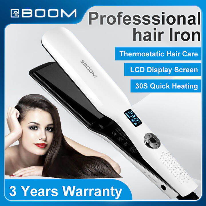 CODBOOM Hair Straightener Iron for Rebonding Flat Heavy Duty Iron for ...