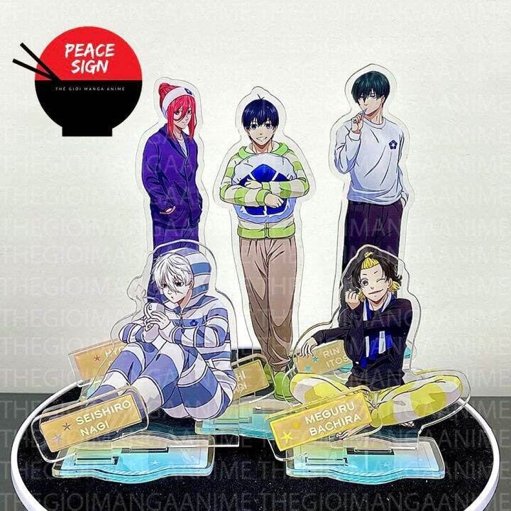 Mô hình Standee BLUE LOCK ver ĐỒ NGỦ anime chibi mica trong acrylic quà ...