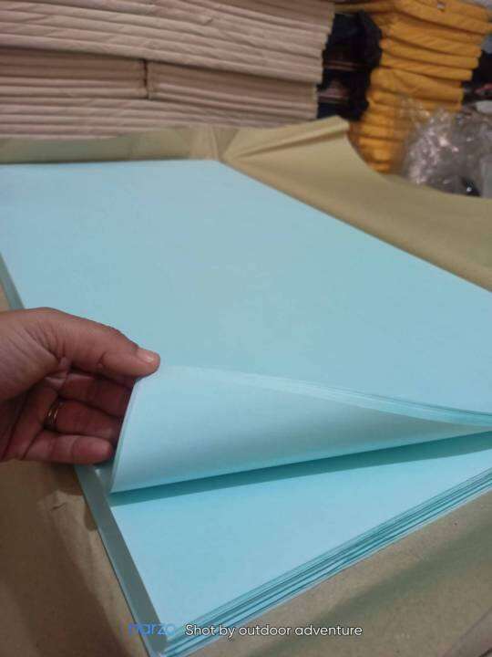 kertas layangan warna biru telor asin 500 lembar | Lazada Indonesia