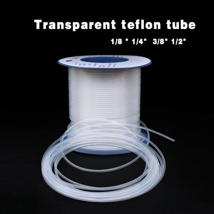 Transparent PTFE pipe F46 pipe 1/8", 1/4", 3/8", 1/2" inch High ...