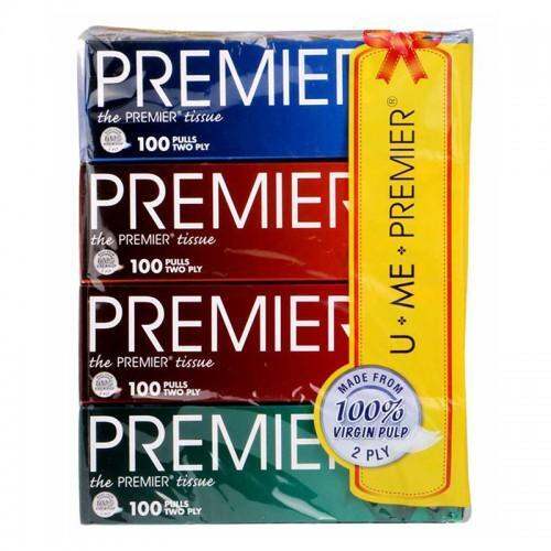 Premier Facial Tissue 100 Sheets x 4 Box | Lazada