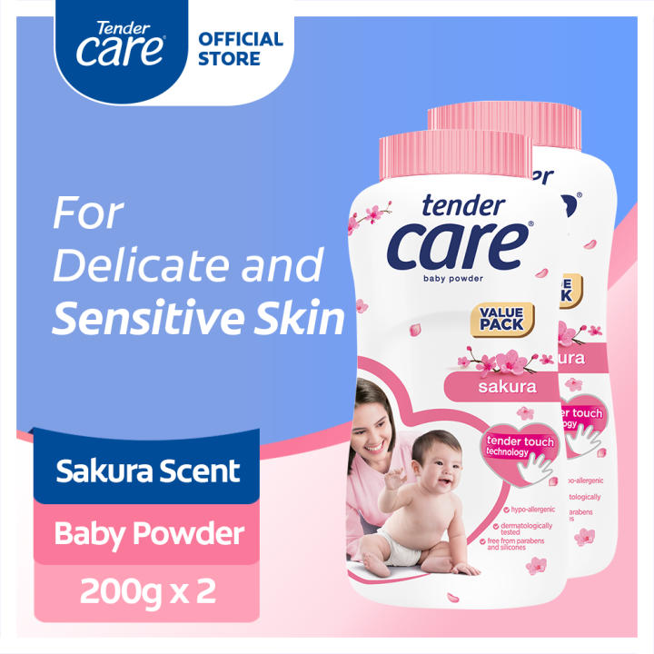 Tender Care Hypo-Allergenic Baby Powder 200g, Pack of 2 | Lazada PH