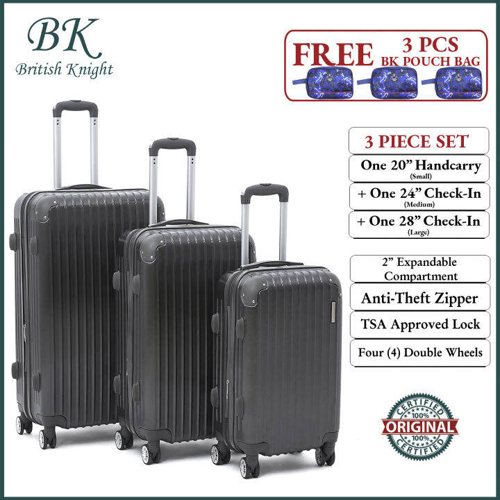 British Knight BHS918ZTE LSE LSP Gray 3-Piece (Set) Small, Medium ...