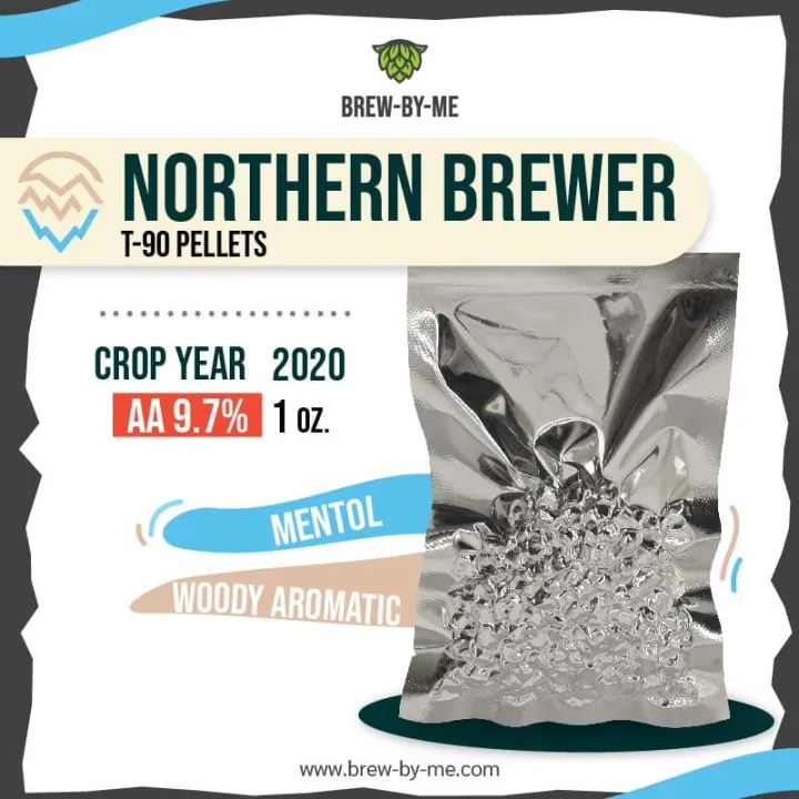 ฮอปส์ Northern Brewer (GR) PELLET HOPS (T90) โดย Yakima Valley Hops ...