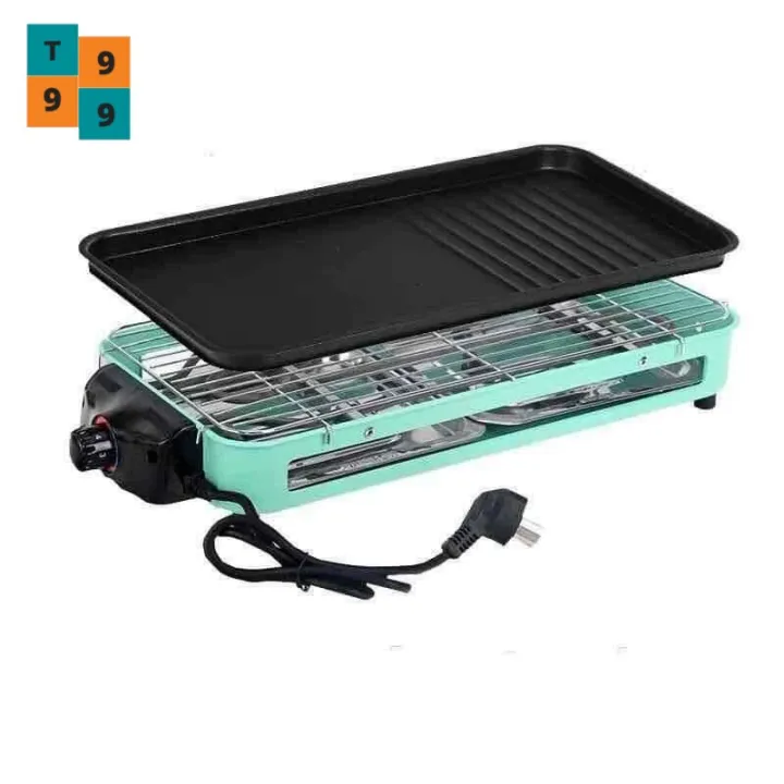 Multi-functional Simple Electric Green BBQ Grill | Lazada PH