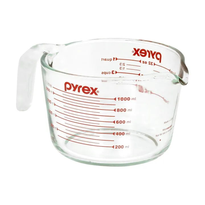 ลดแล้วลดทันที ถ้วยตวงแก้ว PYREX 1 ลิตร | Lazada.co.th