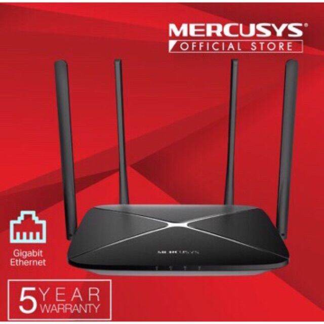 Mercusys AC1200 Dual Band Wireless Router Model AC12 | Lazada.co.th