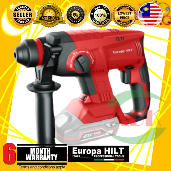 Solo Europa Hilt Ebl20rh 20v Cordless Rotary Hammer Brushless Lazada