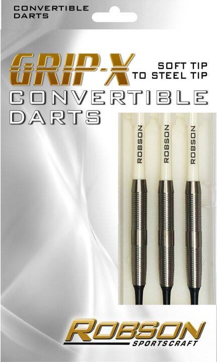 ROBSON GRIP-X Convertible AXIMA 18g Tungsten Soft Tip Dart Pins | Lazada PH