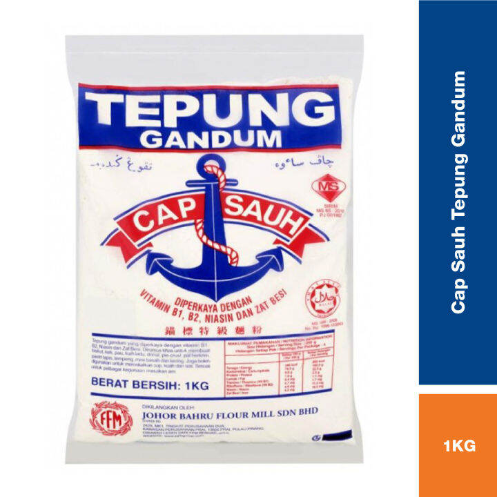 Cap Sauh Tepung Gandum 1KG / Cap Sauh Wheat Flour All Purpose 1KG | Lazada