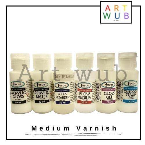 [Art Wub] FOCUS medium and varnish Original High quality | Outdoor ...