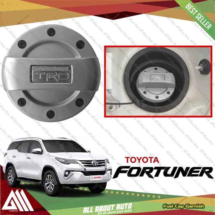 Toyota Fortuner 2016-2021 TRD Fuel Cap (Silver) | Lazada PH