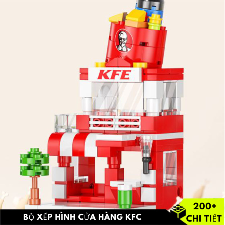 BỘ ĐỒ CHƠI XẾP HÌNH LEGO CỬA HÀNG GÀ RÁN KFC_ MINI | Lazada.vn