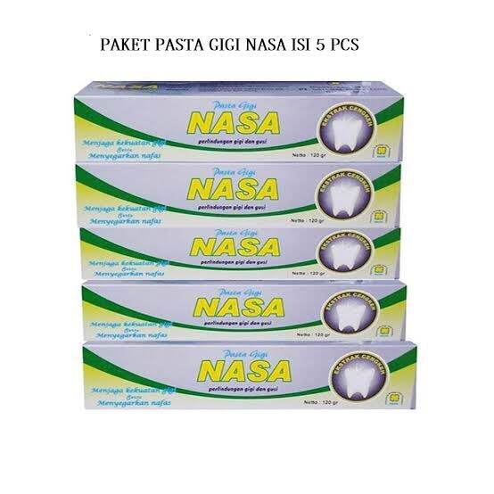 [isi 5] - Pasta Gigi Nasa - Odol Nasa Original 100% Asli Herbal ...