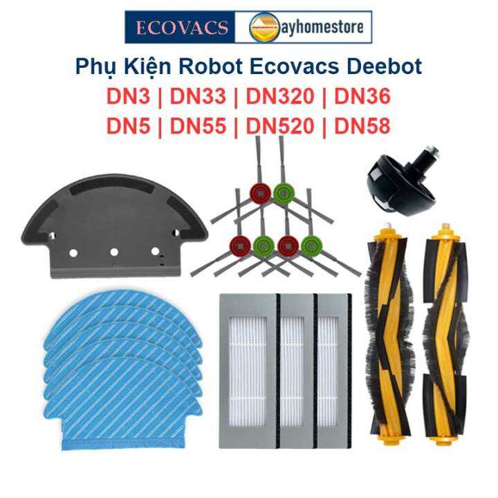 Phụ kiện Robot Ecovacs Deebot DN3 | DN33 | DN320 | DN5 | DN55 | DN520 ...