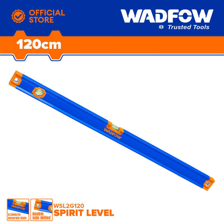 WADFOW Spirit Level 120cm Leveling Tool Aluminum Spirit Leveler Bubble ...