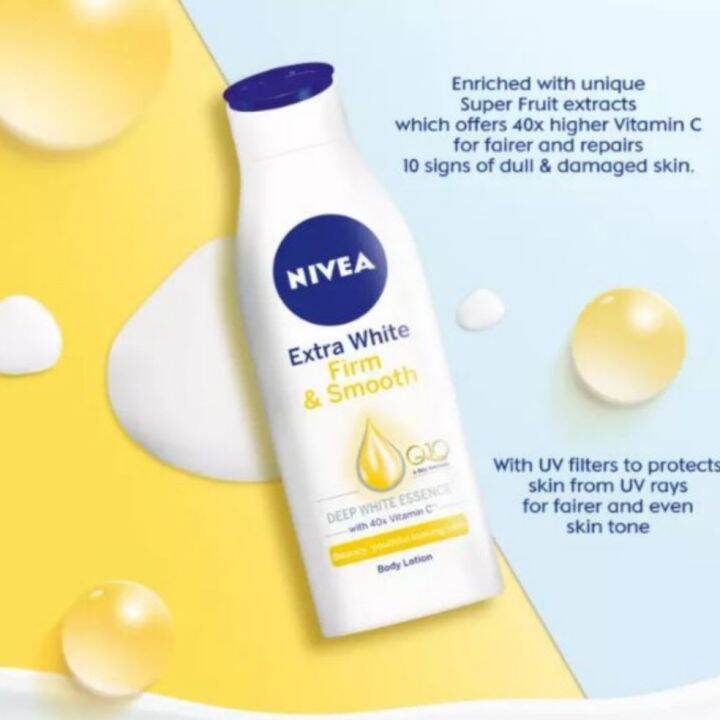 Nivea Extra White Firm & Smooth Body Lotion 125ML | Lazada