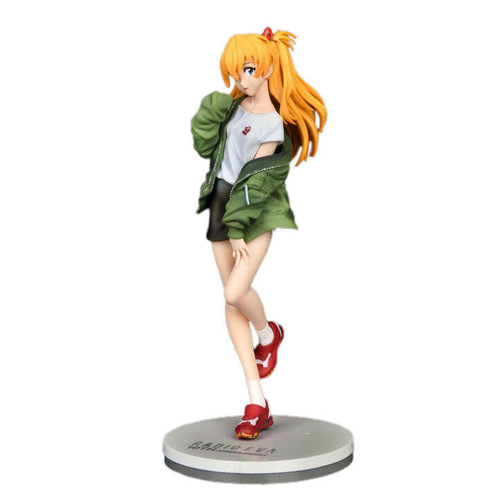 Microgood ตุ๊กตาภาพอนิเมะ Ayanami-Rei Asuka,โมเดลสะสมคงที่25ซม. ตุ๊กตาขยับแขนขาได้ของเล่นโมเดล ...